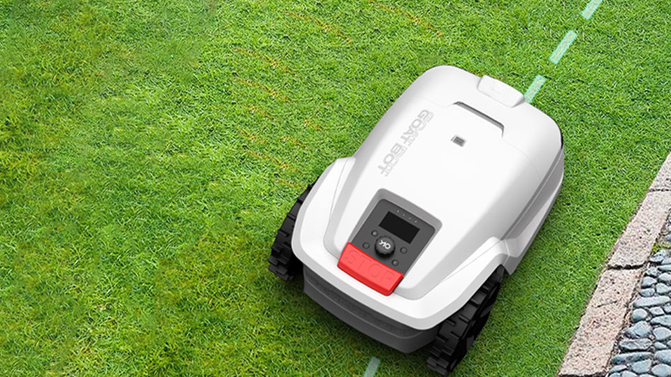 GOAT BOT Unicut H1 Lawn Robot- AI Robotic Mower, RTK, 45° Incline ...